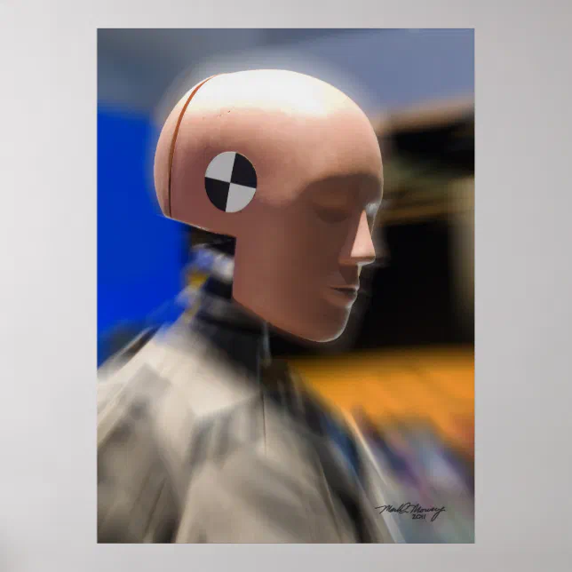 Crash Test Dummy Poster | Zazzle