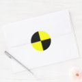 Crash test dummy stickers | black and yellow | Zazzle