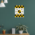 Crash Test Markers Bold Style Poster | Zazzle