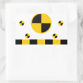 Crash Test Markers Rectangular Sticker | Zazzle