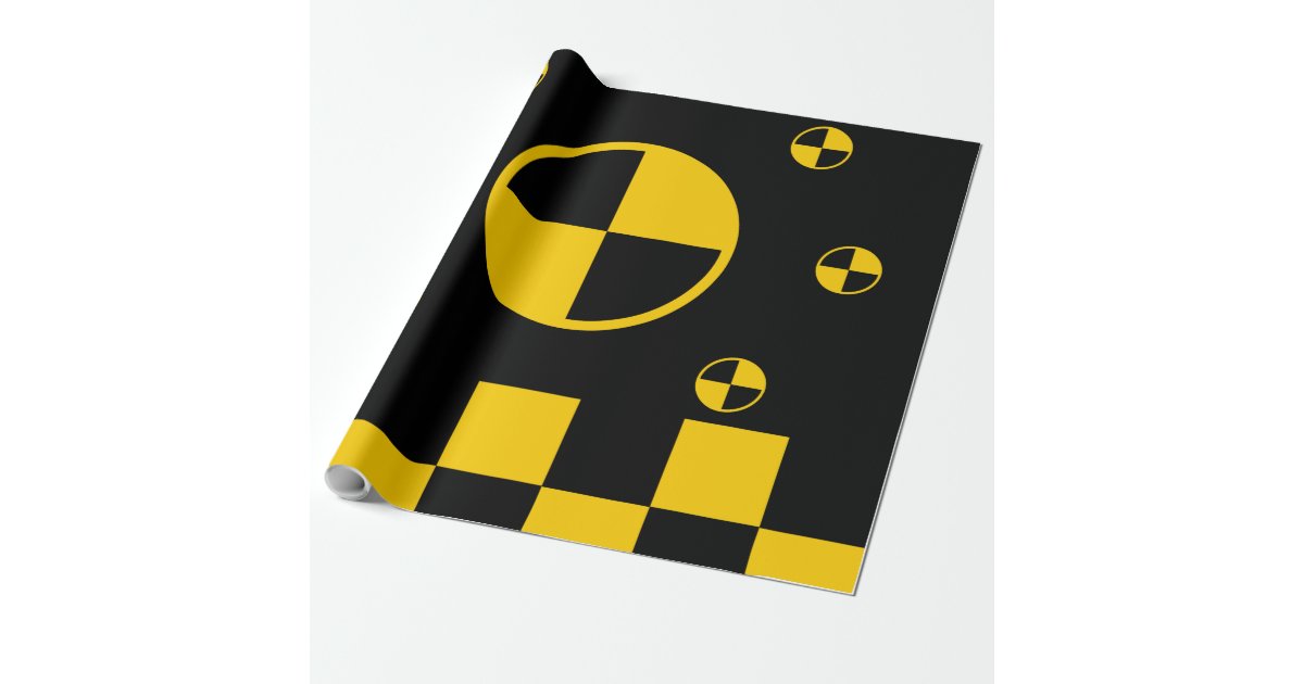 Crash Test Markers Wrapping Paper | Zazzle