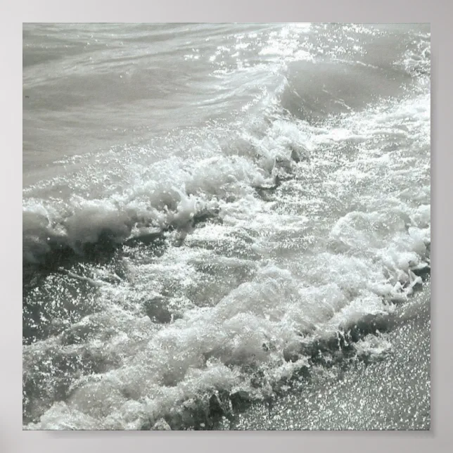 Crashing waves poster | Zazzle