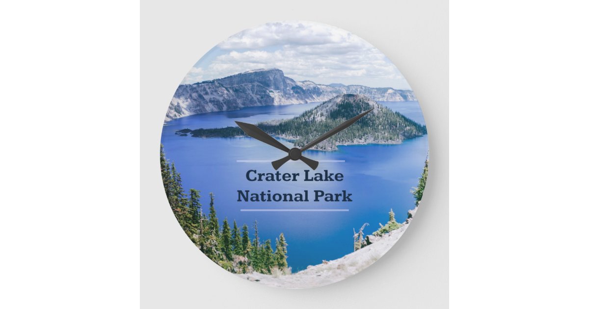 Crater Lake National Park Clock | Zazzle