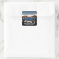 Crater Lake National Park Oregon Square Sticker | Zazzle