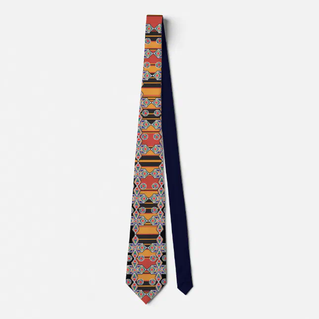 CRAVATE MOTIF KABYLE AMAZIGH SYMBOLE DES BERBERES NECK TIE | Zazzle