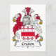 Craven Family Crest Postcard | Zazzle