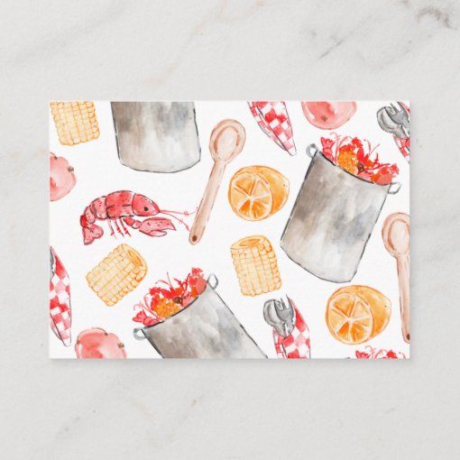 Crawfish boil babyshower diaper raffle card | Zazzle