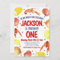 Crawfish Boil First Birthday Invitation | Zazzle