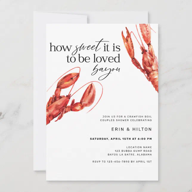 Crawfish Boil Invitation | Zazzle