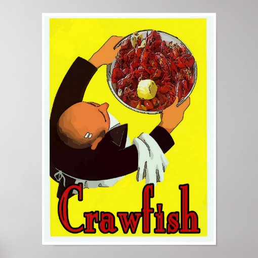 Crawfish: Boiled Platter Poster | Zazzle