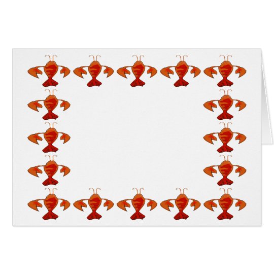 Crawfish Border Templet | Zazzle.com