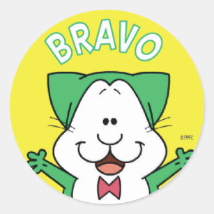 Bravo Stickers | Zazzle