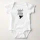 Crawl Walk SHRED snowboard Baby Bodysuit | Zazzle