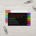 Crayon Business Cards | Zazzle