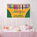 Crayon Coloring Banner | Zazzle