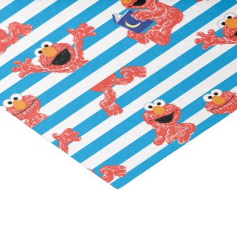 Crayon Elmo Stripe Pattern Tissue Paper | Zazzle