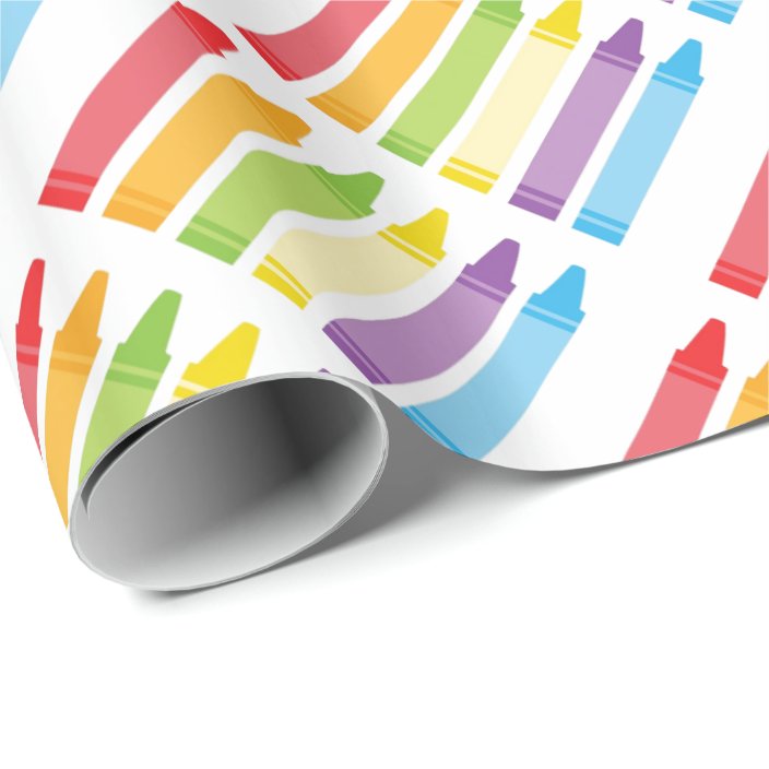 Crayon Wrapping Paper | Zazzle.com