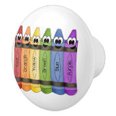 Crayons Ceramic Knob | Zazzle