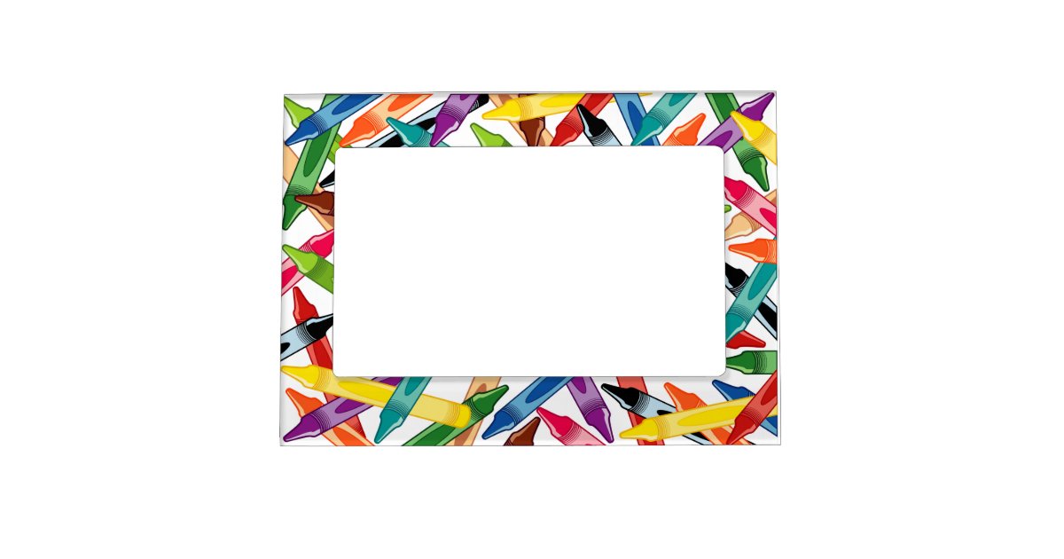 Crayons Frame | Zazzle