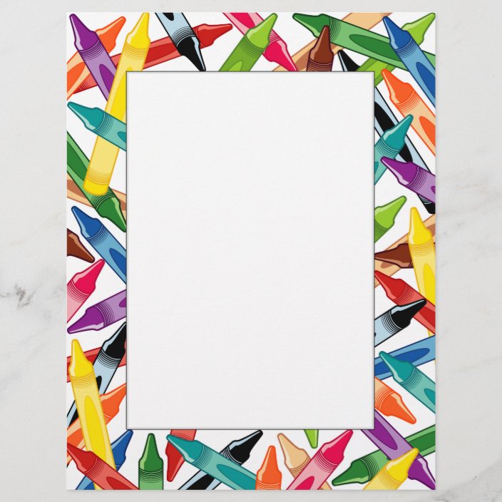 Crayons Frame | Zazzle