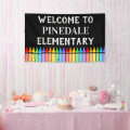 Crayons School Welcome Banner | Zazzle