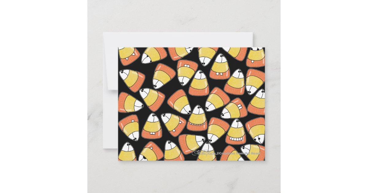 CRAZY Candy Corn! Invitation | Zazzle