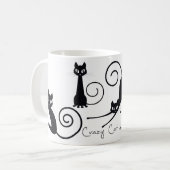 Crazy Cat Lady Mug, With Stylish Cats Coffee Mug | Zazzle