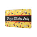 Crazy Chicken Lady l Memphis Style Chicken Farm License Plate | Zazzle