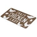 Crazy Chicken Lady License Plate | Zazzle