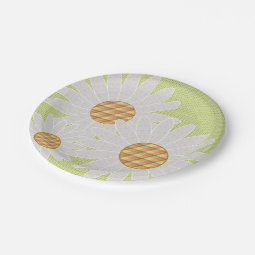 Crazy Daisies Paper Party Plates | Zazzle
