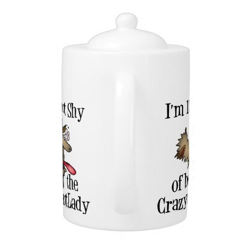 Crazy Goat Lady GetYerGoat Teapot | Zazzle