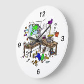 Crazy Home Brew Ham Radio Shack Clock | Zazzle