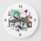 Crazy Home Brew Ham Radio Shack Clock | Zazzle