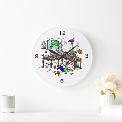 Crazy Home Brew Ham Radio Shack Clock | Zazzle