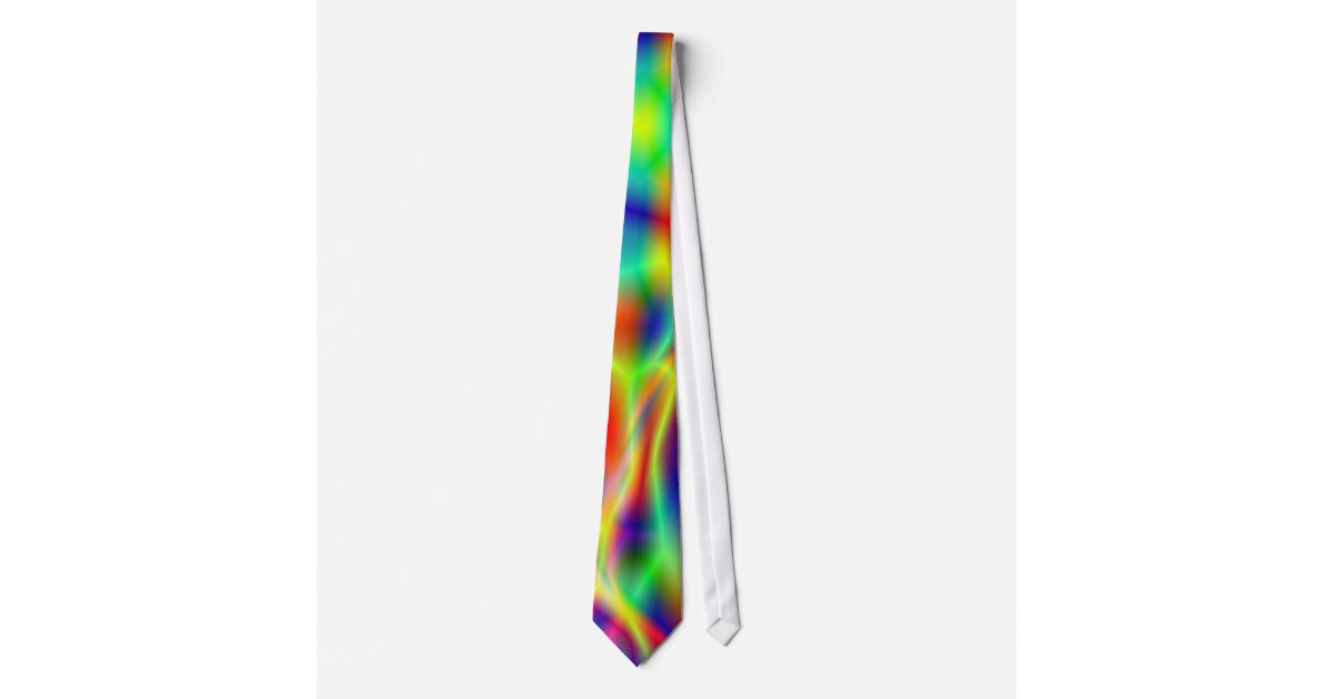Crazy Neon Tie | Zazzle