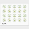 Crazy Plant Lady Classic Round Sticker | Zazzle
