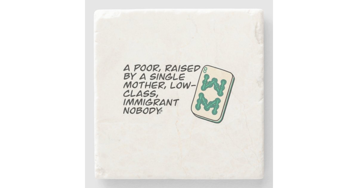 Crazy Rich Asians Mahjong scene quote Classic Stone Coaster | Zazzle
