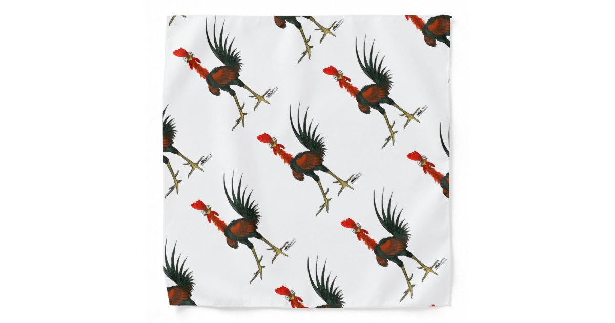 Crazy Rooster Bandana | Zazzle