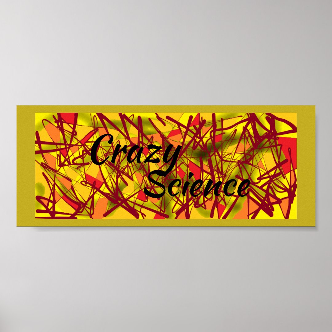 Crazy Science reference to TV show Orphan Black ab Poster | Zazzle