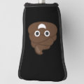 Crazy Silly Brown Poop Emoji Golf Head Cover | Zazzle