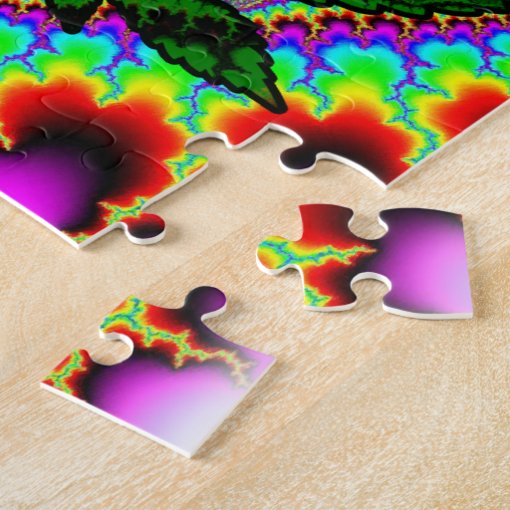 Crazy Smoke Weed Fun Rasta Jigsaw Puzzle | Zazzle