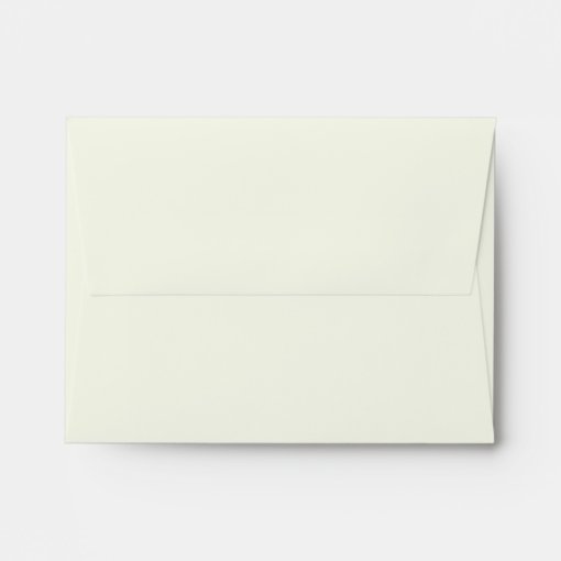 Cream and Purple Wedding RSVP Return Envelope | Zazzle