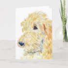 Cream Labradoodle Greeting Card | Zazzle.com