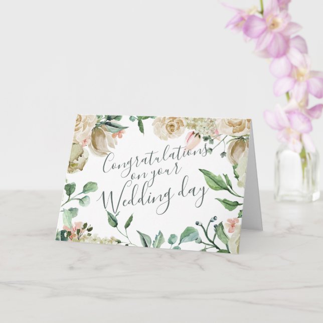 Congratulations on your wedding card printable | Honestweddingadvice.com