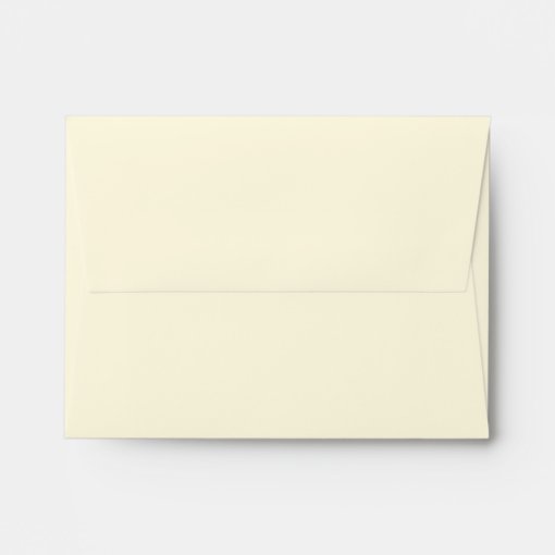 Cream Wedding RSVP Return Envelope | Zazzle