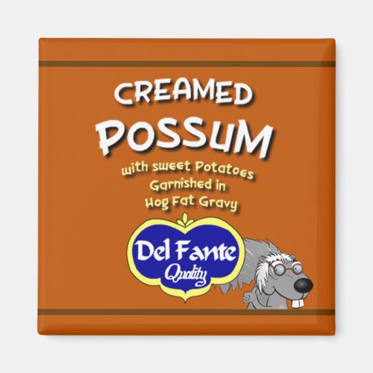Creamed Possum Soup Can Label Magnet Zazzle creamed-possum-soup-can-label-magnet-zazzle