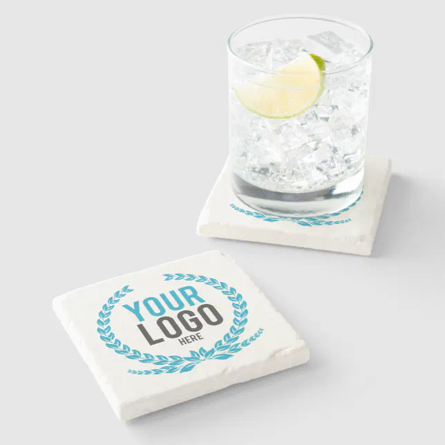 Create A Custom Business Logo Stone Coaster | Zazzle