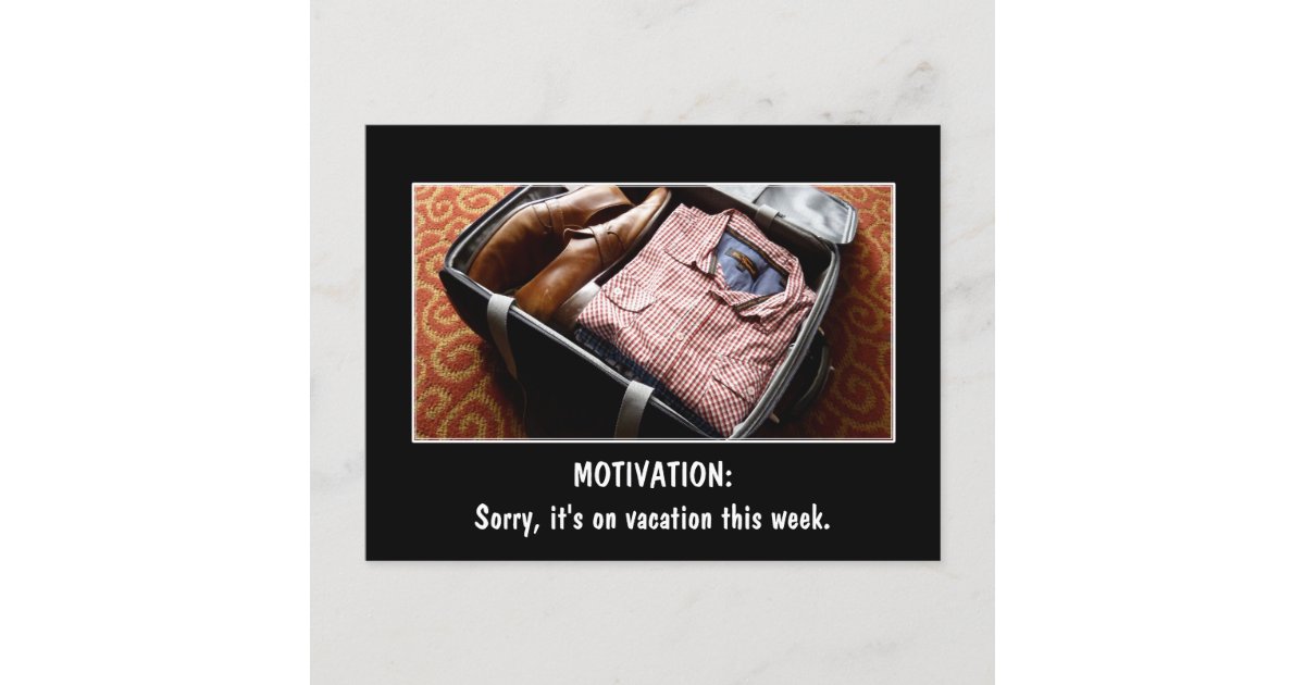 Create a custom demotivational gift postcard | Zazzle