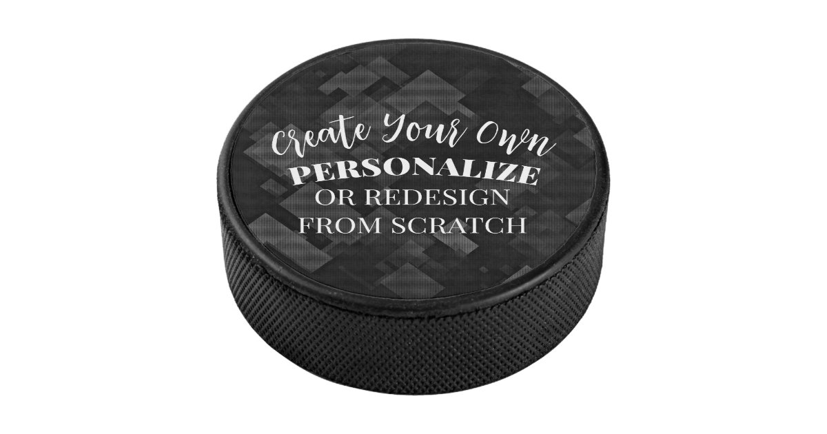 Create a Custom Hockey Puck | Zazzle