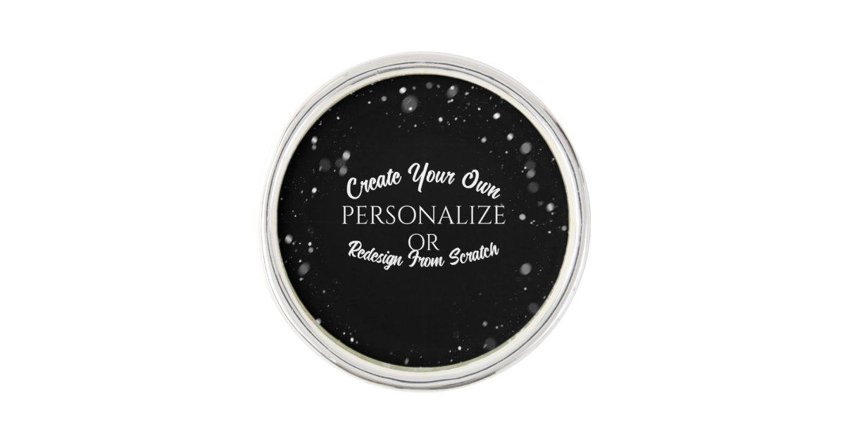Create a Custom Personalized Lapel Pin | Zazzle
